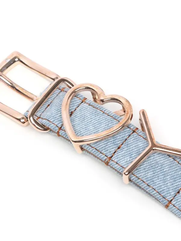小物 Y/Project heart buckle belt Y/Project Y Heart Belt In Blue - 39% Off | Editorialist