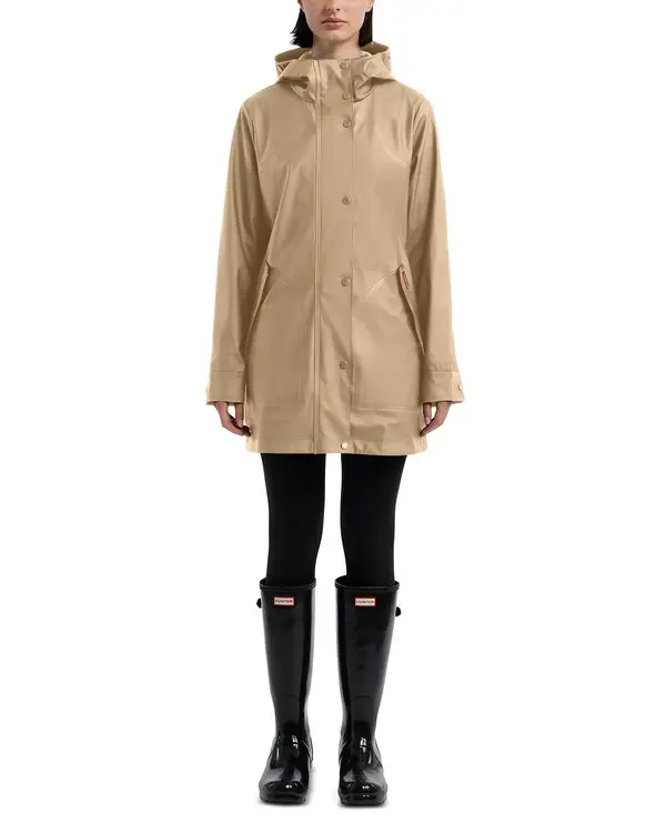 Hunter Acacia Rubberized Rain Jacket - British Tan