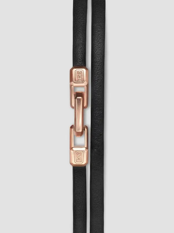 David Yurman Streamline Double Wrap Leather Bracelet, 5.2mm