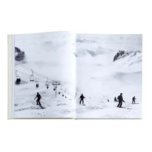 GRAPHIC IMAGE The Ultimate Ski Book Leather Coffee Table Book