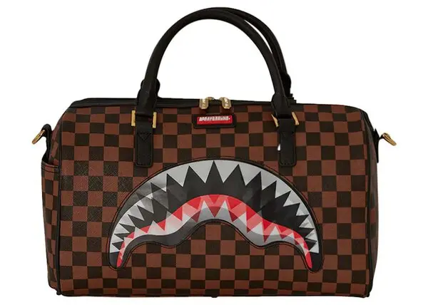 SPRAYGROUND Sip Lenticular Chomp Duffle - Brown