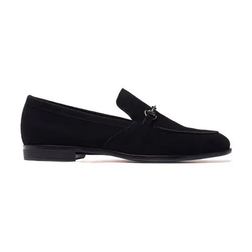 CARLOS BY CARLOS SANTANA Louis Bit Loafer - Black Suede