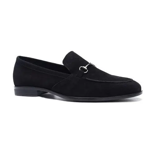 CARLOS BY CARLOS SANTANA Louis Bit Loafer - Black Suede