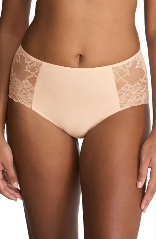 Natori Statement Lace Full Brief - Cameo Rose