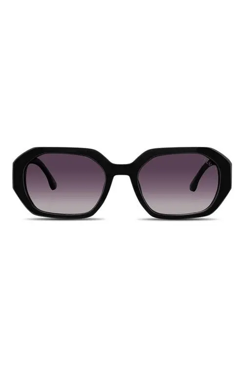 VELVET EYEWEAR Nina Sunglasses - Black