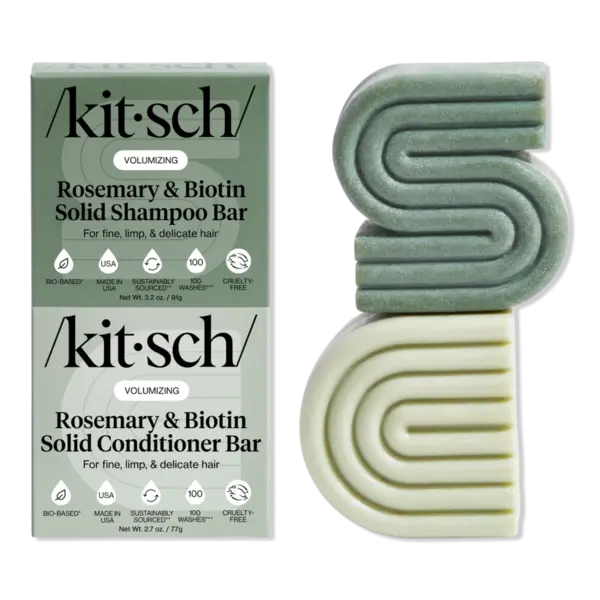 KITSCH Rosemary & Biotin Volumizing Shampoo And Conditioner Combo Pack Sweet Lavender & Rosemary - One-color