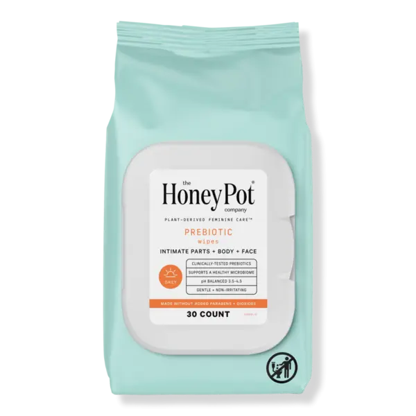THE HONEY POT COMPANY Prebiotic Feminine Cleansing Wipes - One-color