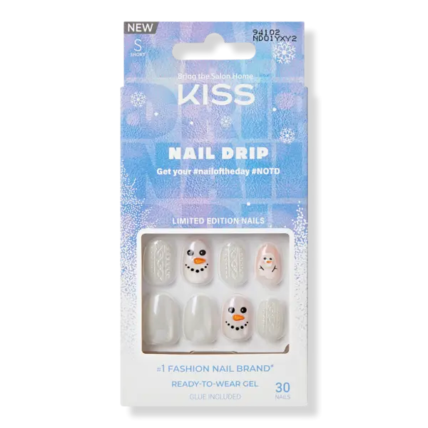 Kiss Like This Nail Drip Holiday Press-on Nails With Glue