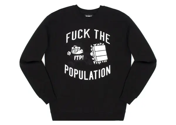 FTP Robbery Crewneck Sweatshirt - Black