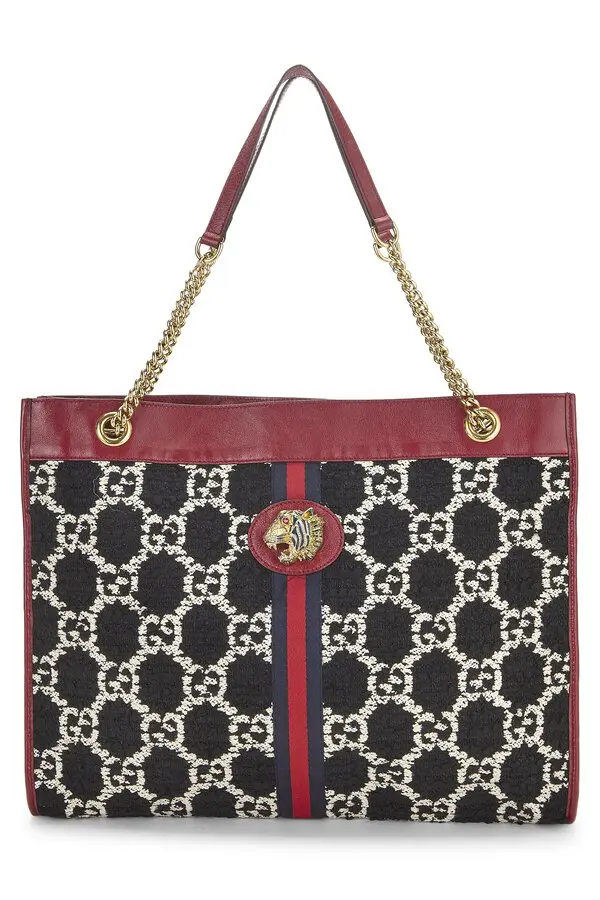 Gucci Tweed Rajah Tote - Multi