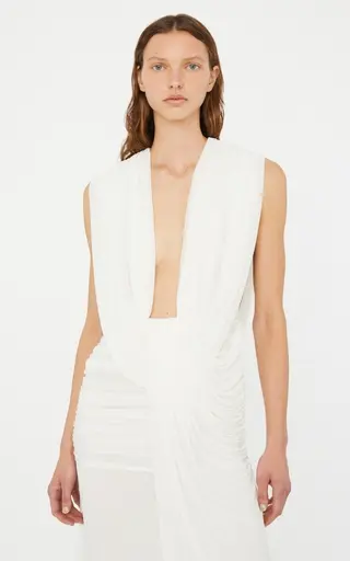 Christopher Esber Ripple Draped Gown