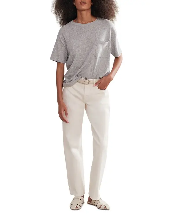 Jenni Kayne Vintage Pocket Tee - Heather Grey