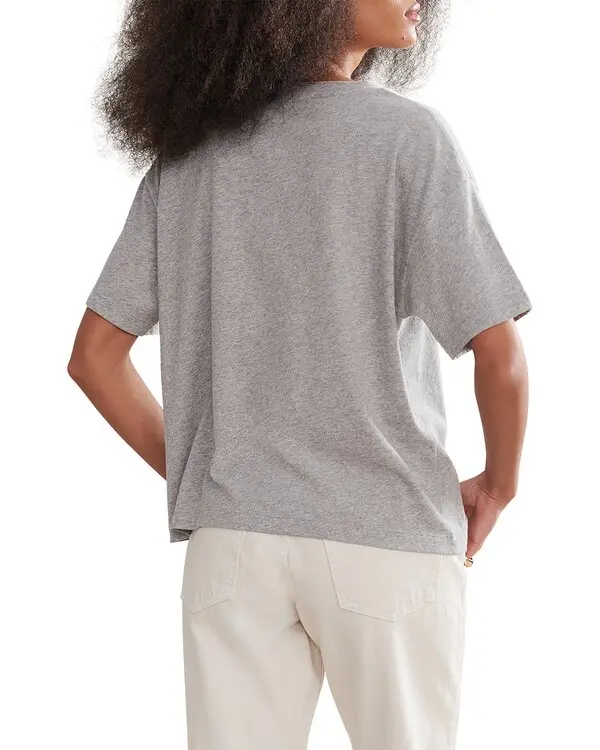 Jenni Kayne Vintage Pocket Tee - Heather Grey