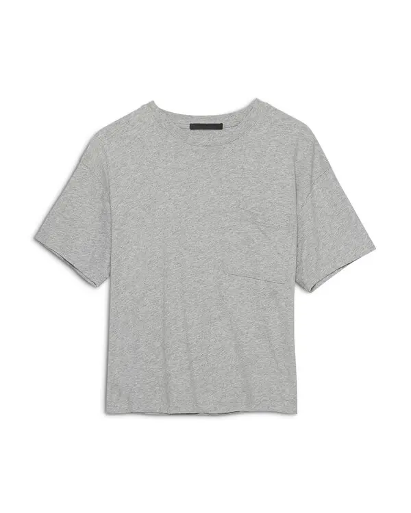 Jenni Kayne Vintage Pocket Tee - Heather Grey
