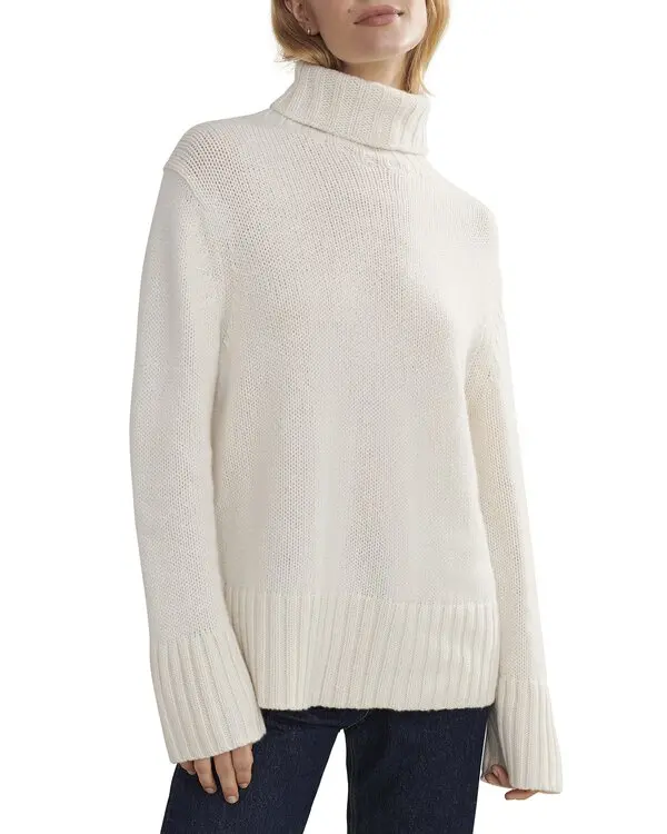 Jenni Kayne Cashmere Turtleneck Sweater - Ivory
