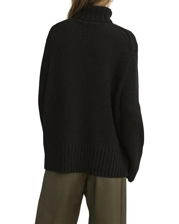 Jenni Kayne Cashmere Turtleneck Sweater - Oatmeal