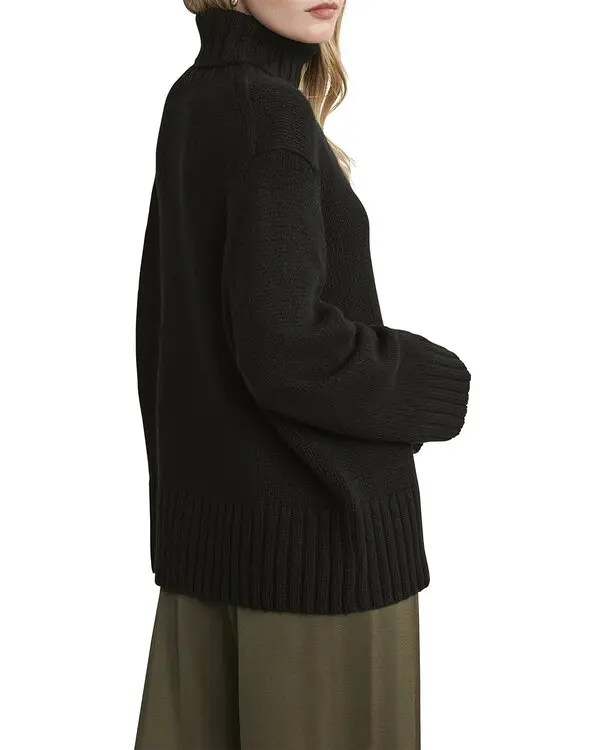 Jenni Kayne Cashmere Turtleneck Sweater - Oatmeal