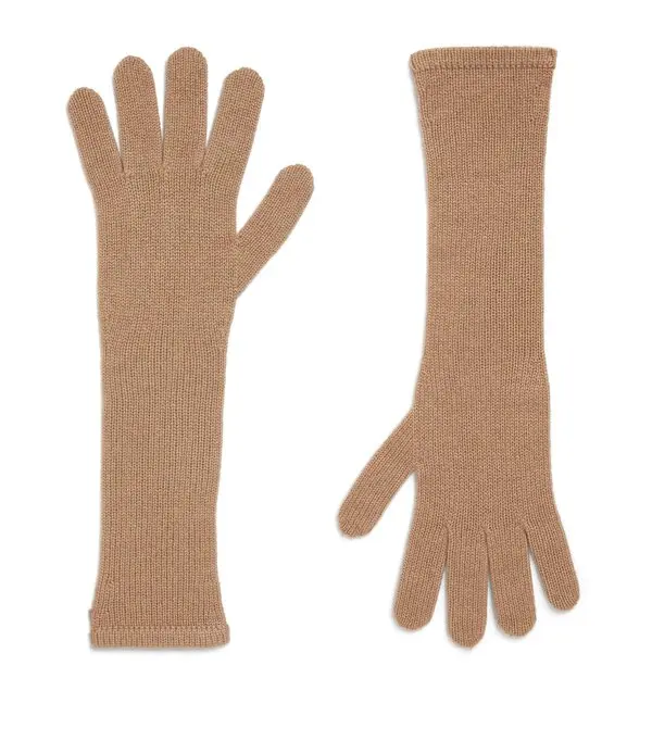 Max Mara Cashmere Gloves - Beige