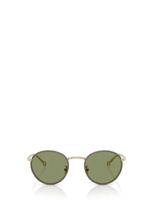 Giorgio Armani Rounded Sunglasses - Matte Pale Gold