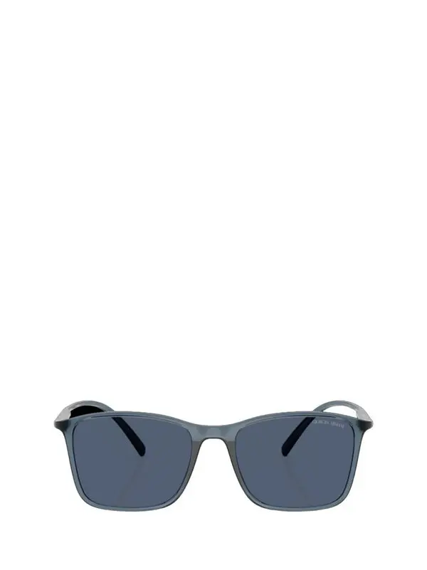 Giorgio Armani Rectangle Sunglasses - Transparent Blue
