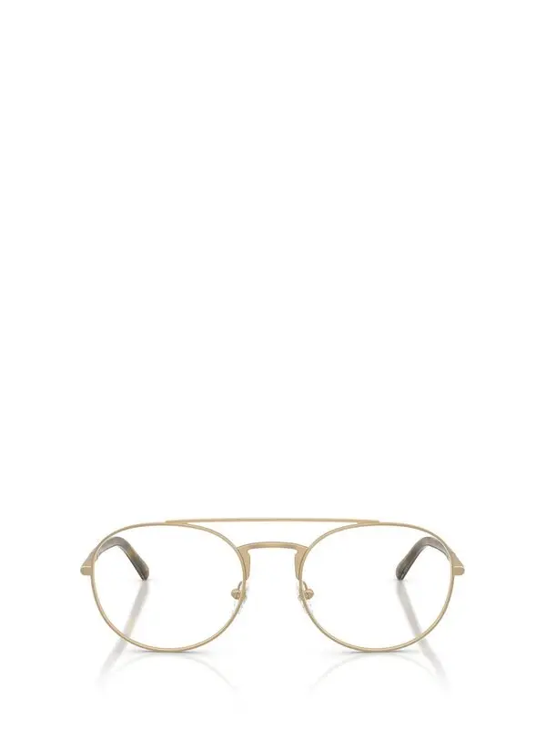 Emporio Armani Rounded Eyeglasses - Matte Pale Gold