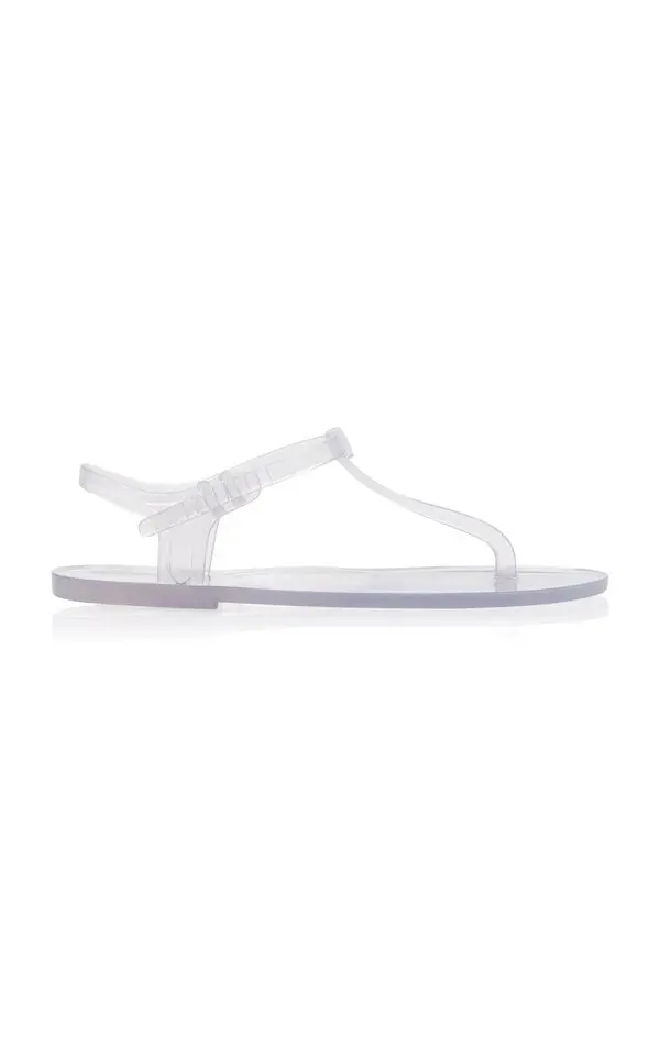 Christopher Esber Billi T-bar Pvc Sandals - Clear