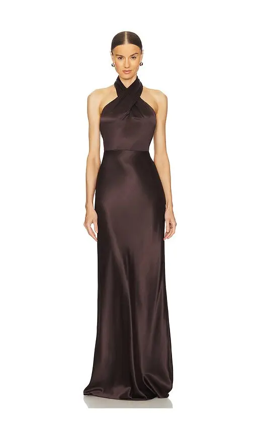 Veronica Beard Alberta Dress - Chocolate