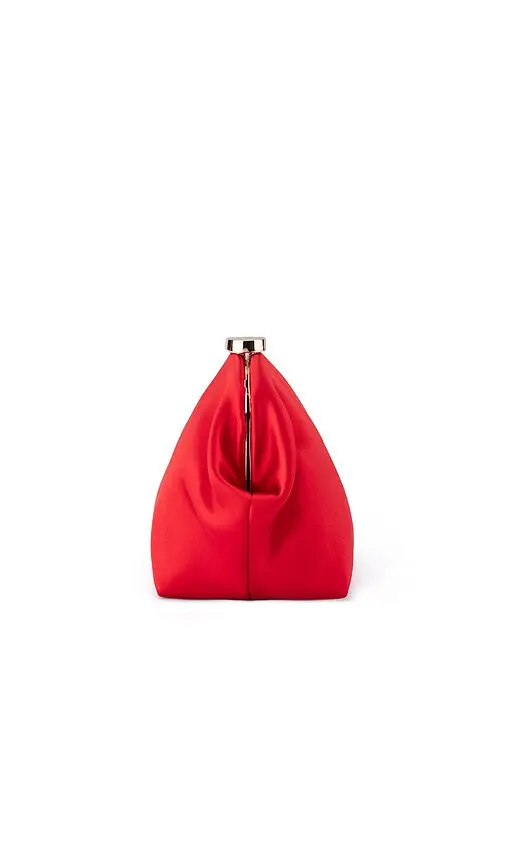 OLGA BERG Karina Satin Clutch