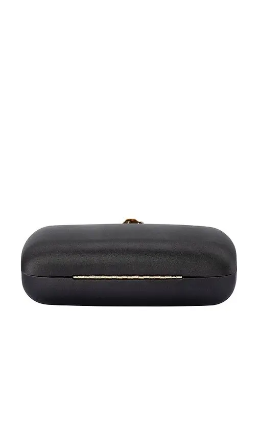 OLGA BERG Adele Orchid Lock Clutch