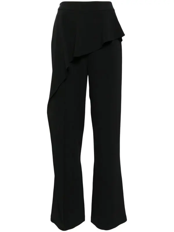 EDWARD ACHOUR PARIS Ruffled Flared Trousers