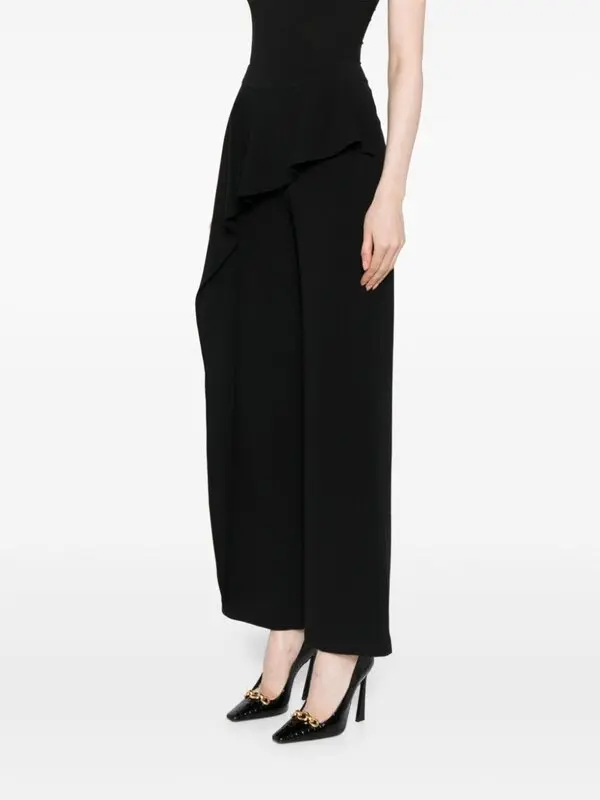 EDWARD ACHOUR PARIS Ruffled Flared Trousers