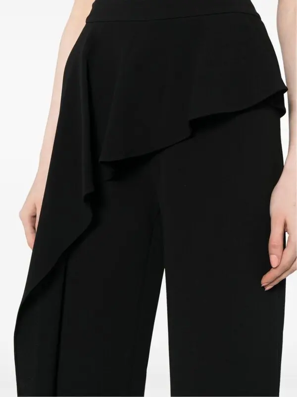 EDWARD ACHOUR PARIS Ruffled Flared Trousers