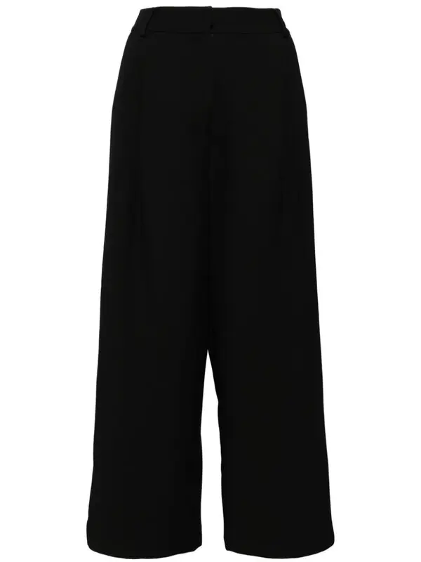 EDWARD ACHOUR PARIS Straight-leg Wool-silk Blend Trousers