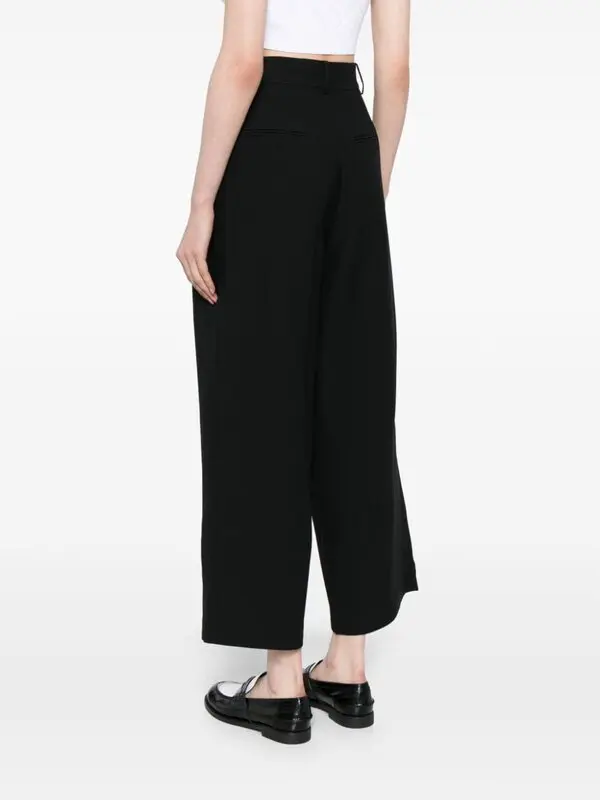 EDWARD ACHOUR PARIS Straight-leg Wool-silk Blend Trousers