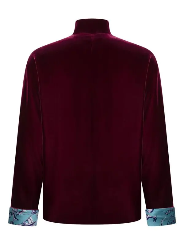 Shanghai Tang Winding Stream Party Velvet Jacket