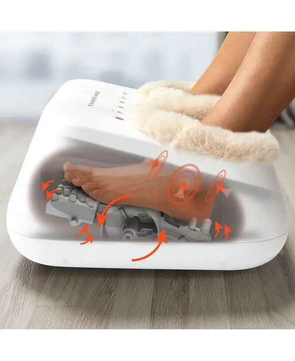 SHARPER IMAGE Shiatsu Relax Luxe Foot Massager