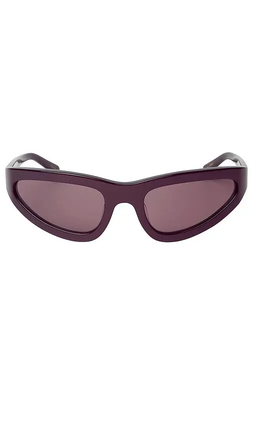ELISA JOHNSON Sham Sunglasses - Gloss Purple