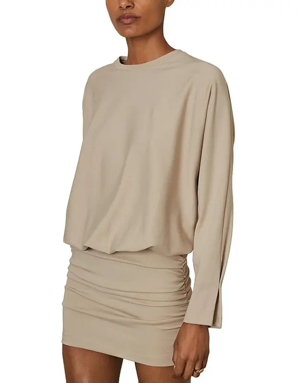 REISS Lorenza Long Sleeve Mini Dress