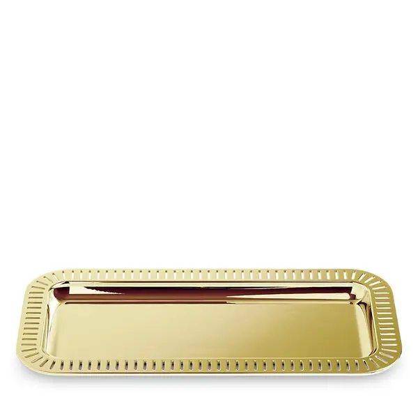 ANNA NEW YORK Striations Serving Tray - Gold