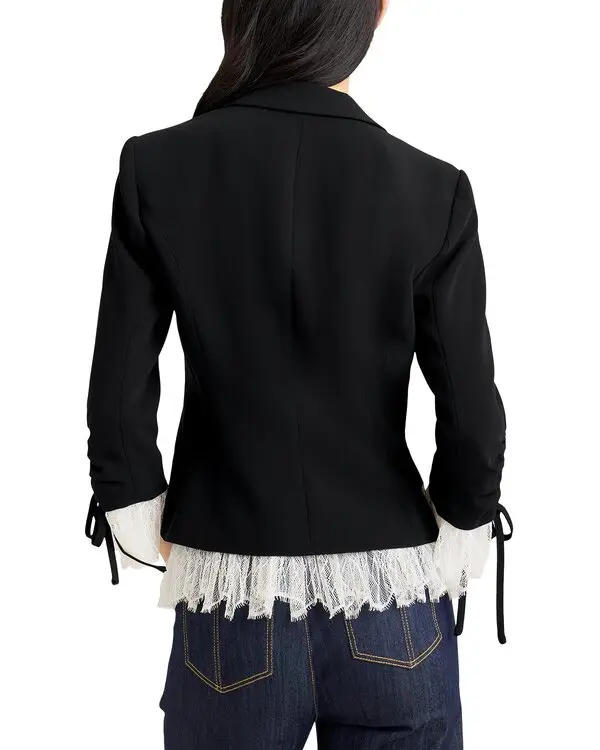 Cinq À Sept Le Petit Roxie Blazer - Black/ivory
