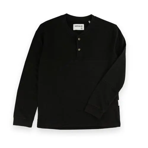 Sovereign Code Constant Knit Henley - Black