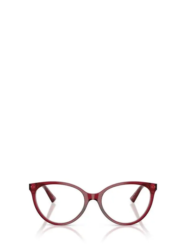 JIMMY CHOO Cat-eye Eyeglasses - Transparent Cranberry