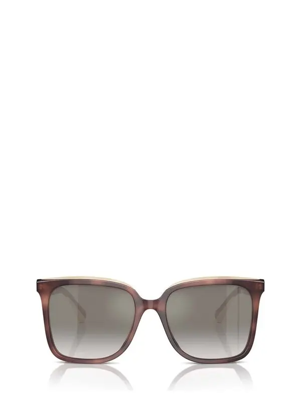 Brunello Cucinelli Square Frame Sunglasses - Havana Ortensia / Panama
