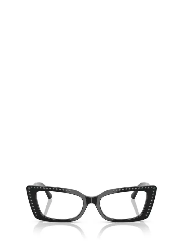 JIMMY CHOO Cat-eye Eyeglasses - Black / Silver Night