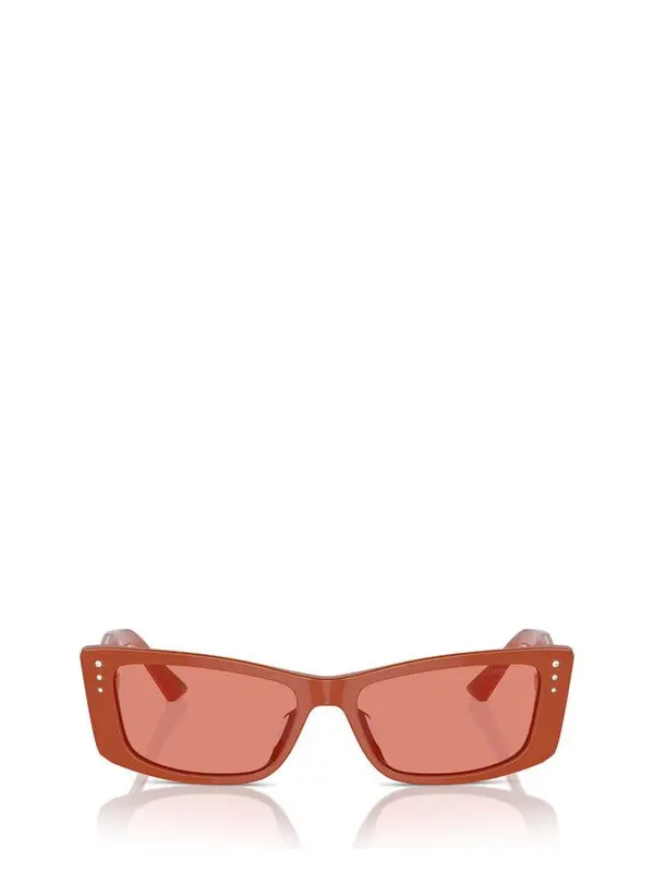 JIMMY CHOO Rectangular Sunglasses - Paprika
