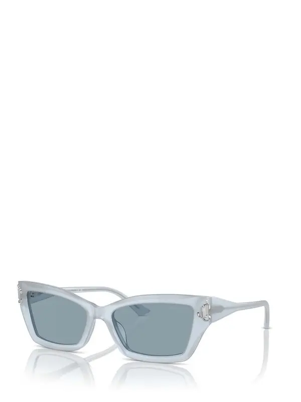 JIMMY CHOO Cat-eye Sunglasses - Opal Azure