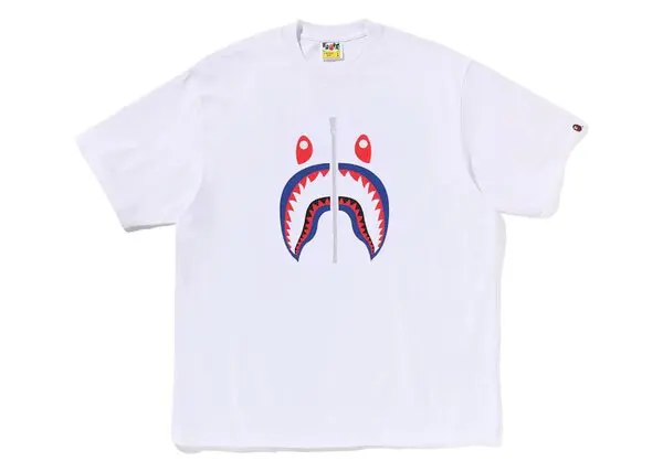 A BATHING APE Shark Japan Tee Shirt - White