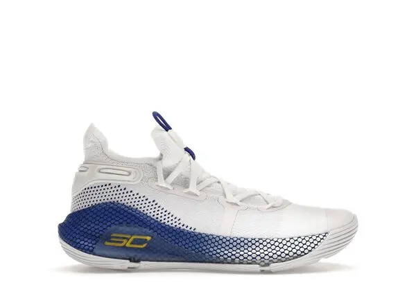 Under Armour Curry 6 Dub Nation Sneakers - White/royal