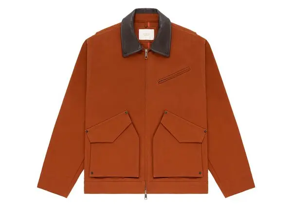 Aimé Leon Dore Canvas Flight Jacket - Orange