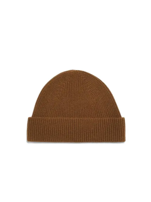 Zegna Oasi Cashmere Beanie - Dark Foliage